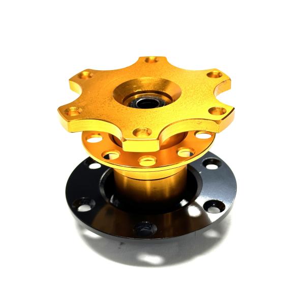 Quality Anodized Racing Steering Wheel Quick Release Adapter 6061 Aluminum Alloy For MOMO SPARCO OMP for sale