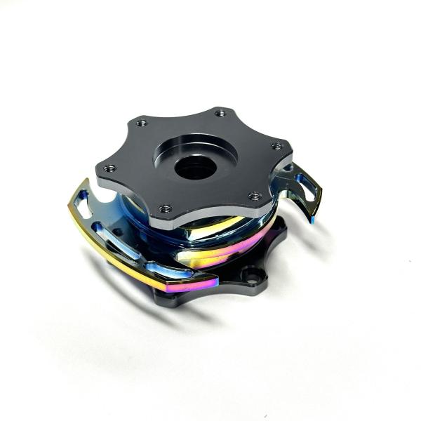 Quality Deluxon Aluminum Billet Racing Steering Wheel Quick Releases Carbon Fiber for sale