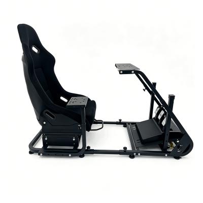 China Custom Heavy Duty Aluminium Sim Racing Cockpit Rig Adjustable For Logitech Thrustmaster for sale