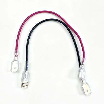 China Racing Steering Wheel Accessories Horn Wire Harness 18AWG Stranded Copper for sale