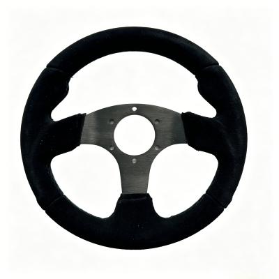 China 320mm Suede Sim Racing Wheel 6x70mm PCD Universal For Racing Simulator Video Game for sale
