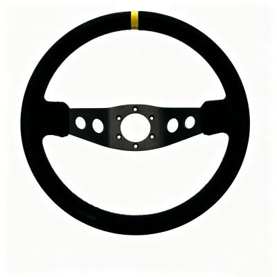 China ODM Two Spoke Automotive Rally Racing Steering Wheels Lightweight for sale