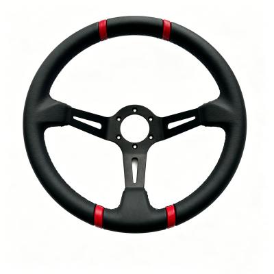 China DELUXON 14 Inch Gt Racing Wheel Microfiber Leather For Sim Ps5 Gaming for sale