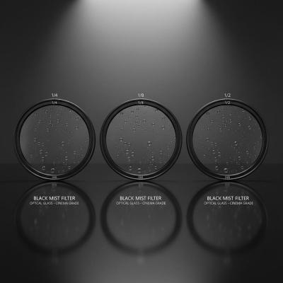 China Black Mist Filter 1/4 (or 1/8, 1/2) with Nano Coating – Optical Glass Cinema Grade for sale