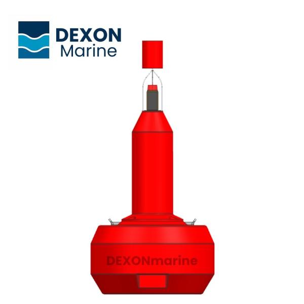 Quality Offshore Red Lateral Navigation Buoys 1800mm IALA Compliant With Lantern for sale