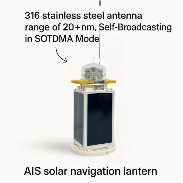 Quality Custom Solar Marine Lanterns Solar Powered Boat Navigation Lights With AIS for sale