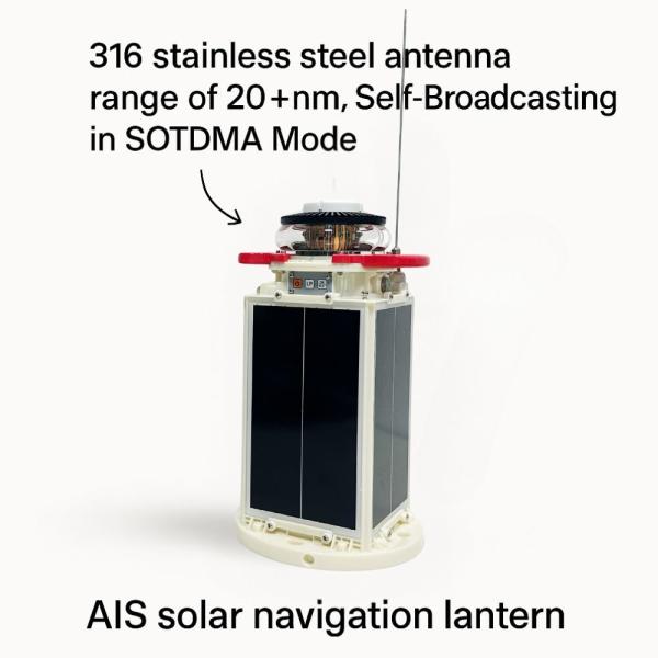 Quality Maritime Safety 5nm Solar Powered Nav Lights AIS LED Navigation Light For Boat for sale