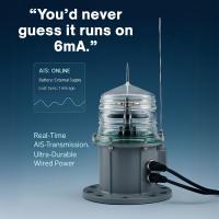 Quality 20NM Range IP68 Shore Based LED Navigation Lantern Light With Real AIS Aton for sale