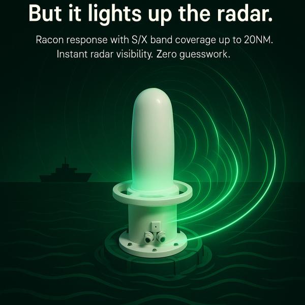 Quality IP68 Waterproof Marine Radar Beacon Dual Band Compatible For Navigation Safety for sale