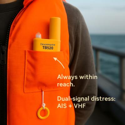 China IP67 Dual Channel AIS MOB Rescue Device With VHF Voice Alert Maritime Alert Solution for sale