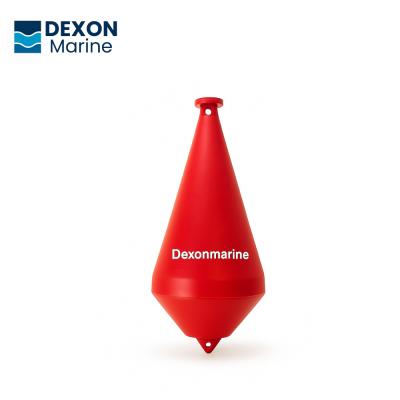 China 700mm polyethylene conical navigation buoy a cost-effective floating marine marker buoys support solar warning light for sale