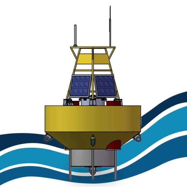 Quality 2200 mm Dual-Mooring Steel Navigation Buoy for Controlled AtoN Positioning for sale