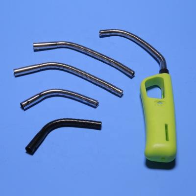 Cina Tubo in metallo a collo di cigno personalizzato con placcatura in acciaio pieghevole leggero USB da 10 mm in vendita