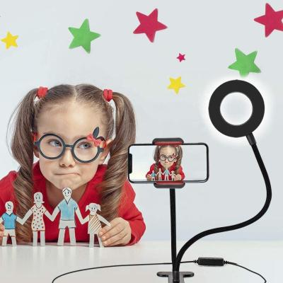 Cina Fotocamera Lampada da scrivania a collo di cigno Led Selfie Photography Heavy Duty Flex Arm 2700K 77cm in vendita