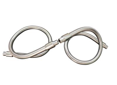 China Aangepaste buigbare metalen buis messing microfoon flexibele zwanenhals pijp 28 mm Te koop