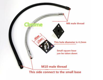 Cina Supporto per lampada flessibile a collo di cigno a LED da 10 mm Supporto per webcam a collo di cigno M10 M8 in vendita