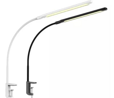 Cina Braccio flessibile a collo di cigno in ABS con luce da scrivania a morsetto FCC in vendita