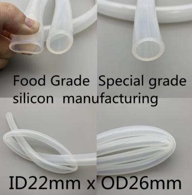 Cina Tubo in gomma siliconica da 25 mm per uso alimentare Tubo in gomma morbida flessibile 60shore in vendita