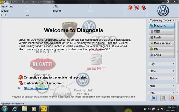Software de ODIS 4,13