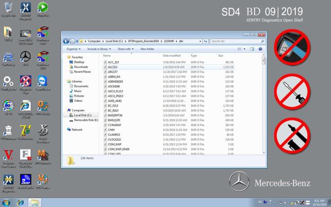 Benz ECOM Doip van het Kenmerkende & de Software Programmeringshulpmiddel