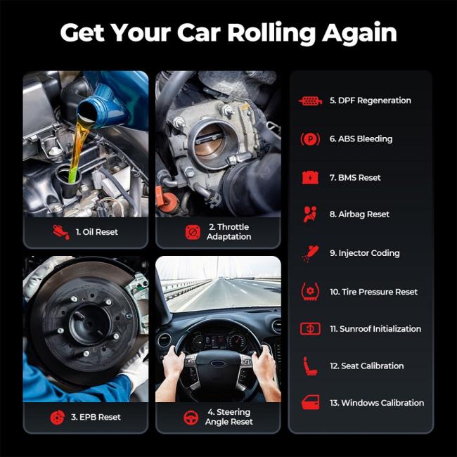 TOPDON TopScan Pro Full System Diagnosis with 13 reset functions Multilingual Support 