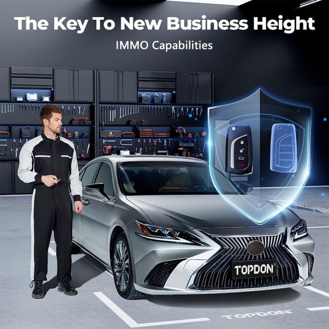 TOPDON TopScan Pro Full System Diagnosis with 13 reset functions Multilingual Support 