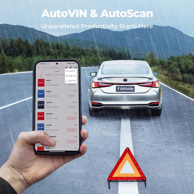 TOPDON TopScan Pro Full System Diagnosis with 13 reset functions Multilingual Support 