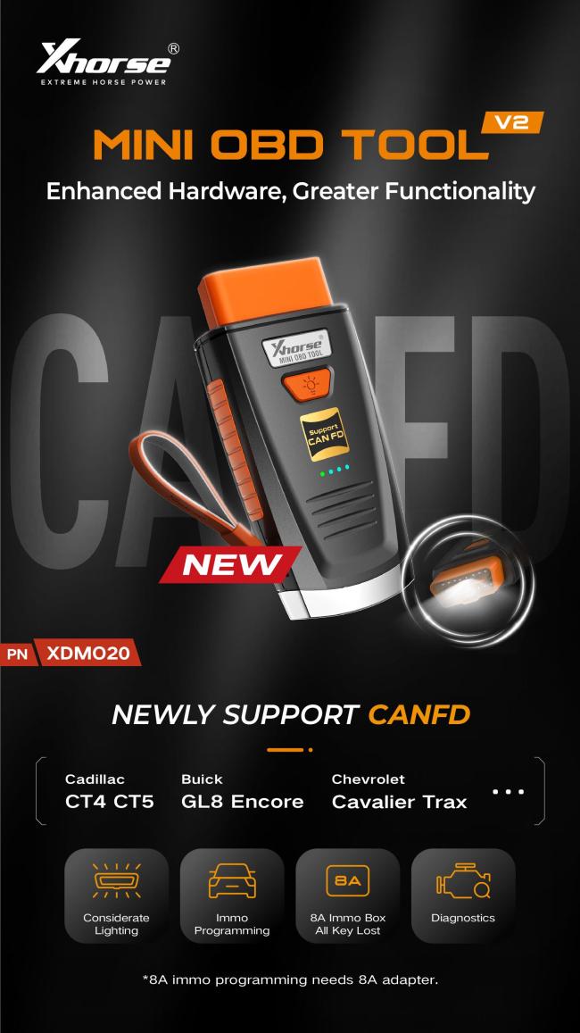 Xhorse Mini OBD Tool V2 XDMO20