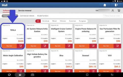 Quality LAUNCH TESLA Software License for sale