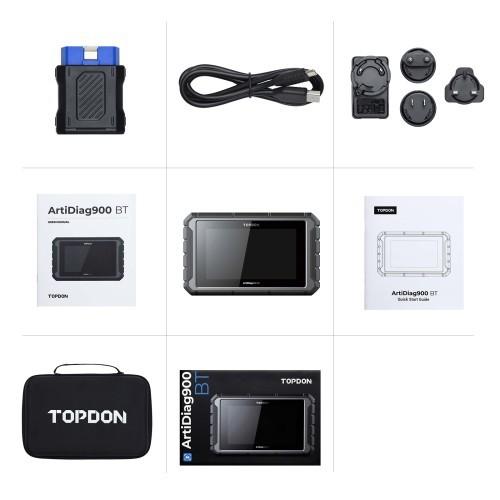 Quality 2025 TOPDON ArtiDiag AD900BT Diagnostic Tool Supports ECU Coding 2 Years Free for sale