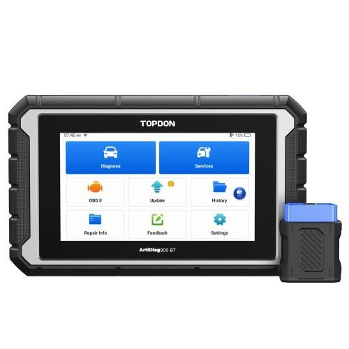 Quality 2025 TOPDON ArtiDiag AD900BT Diagnostic Tool Supports ECU Coding 2 Years Free for sale