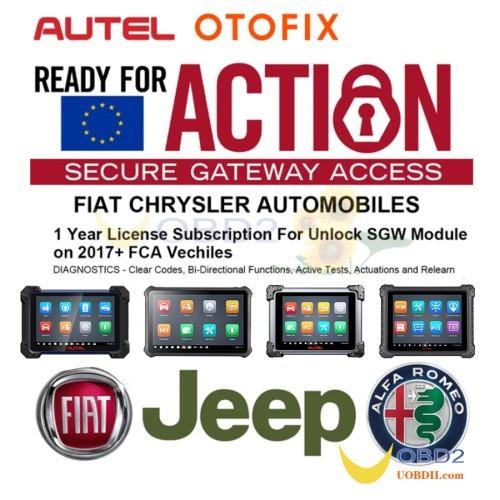 Quality [Online Activation] Autel European FCA Chrysler Fiat Alfa SGW Security Gateway for sale