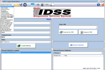 China Newest 2025.02 G-IDSS E-IDSS US-IDSS Export Diagnostic Software For ISUZU for sale