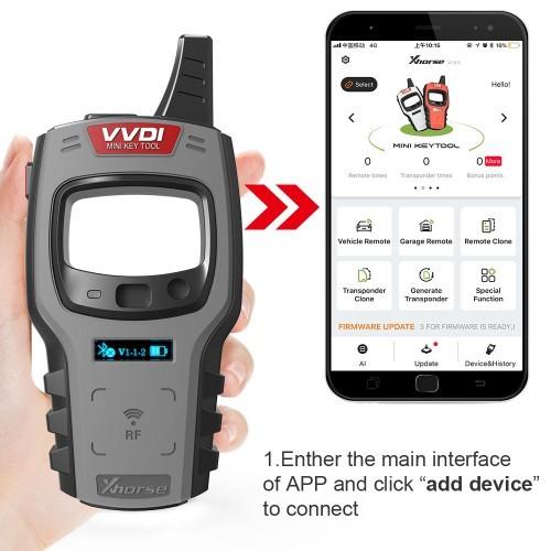 Quality Xhorse Global Version VVDI Mini Key Tool Remote Car Key Programmer for sale