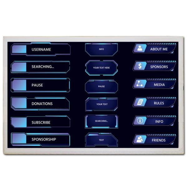 Quality G101ICE-LH1 IPS LCD Display High Brightness INNOLUX LCD Panel for sale