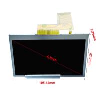 China 4.3 Inch TFT LCD Display Module 480x272 Pixels 350 cd/m² Brightness for sale