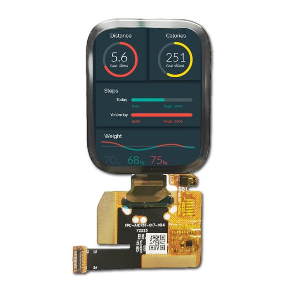 Quality 1.78 Inch Small Oled Display Custom Amoled Display Resolution 368 X 448 Pixels for sale