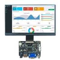China 10.1 Inch 1024x600 HDMI LCD Display with Universal Controller Board 600 cd/m2 for sale