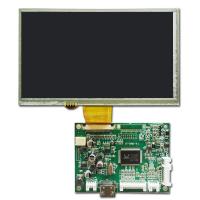 China 7 Inch 1024x600 HDMI TFT Controller Board Touch Display Screen 300cd/m2 for sale