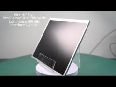 9Módulo LCD TFT de 7 polegadas 1024x768 Resolução 400 Nits Interface LVDS LCD Automotivo