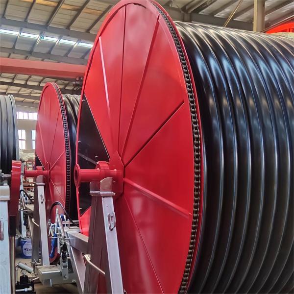 Quality 2024 Hose Reel Irrigation System Mobile With Rain Gun Automatic Irrigation Drum Machine for sale