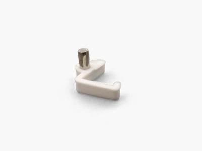 Cina Supporto di scaffale di plastica anteriore, perno di scaffale, chiaro supporto dello scaffale in vendita