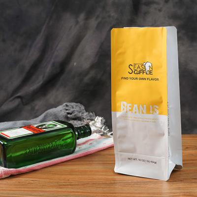 Cina Il fondo piatto della chiusura lampo 60mic del commestibile sta sulle bustine di tè della polvere di Morinaga del sacchetto imballa il caffè con la valvola in vendita
