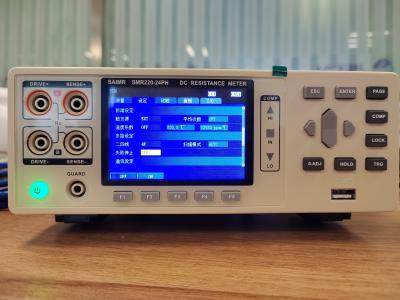 Cina Tester di tensione della batteria portatile Tester di resistenza al riavvolgimento in corrente continua da 0,1 micro ohm a 3,3 mega ohm in vendita