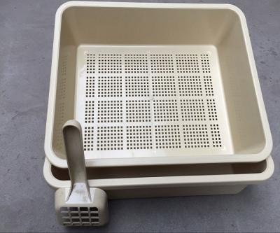 China High quality colorful plastic cat litter box /cat toilet/litter tray for sale