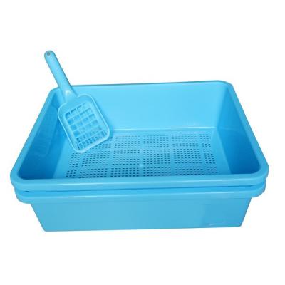 China New Design Eco-friendly Durable Box Cat Litter box Cat Toilet cat litter tray for sale