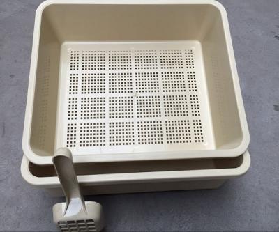 China Economical Custom Design Toilet beige Cat Litter Box/ Litter Box /Toilet for sale