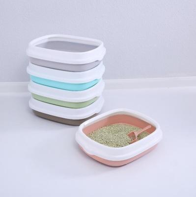 China Simple Cute Cat Litter Box with shovel for sale