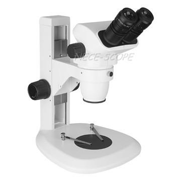 China Binocular Compound Stereo Zoom Microscope With 300MM Vertical Sector Base for sale