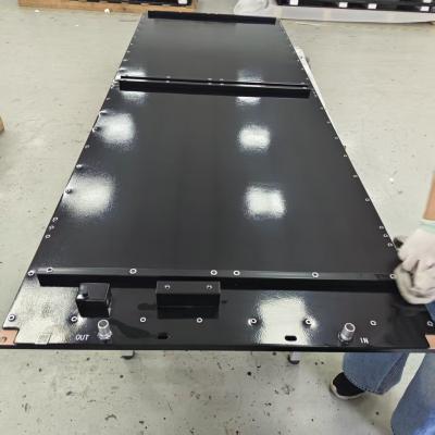 China Custom High-Efficiency Liquid Cold Plate Aluminum Continuous Brazed Water Cooling Plate for EV Battery & Data Center for sale
